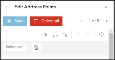 Move multiple address points | NG9-1-1 Data Manager 2.4
