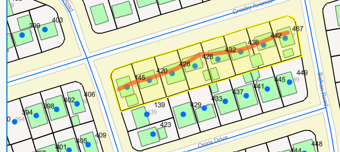 Select existing address point | NG9-1-1 Data Manager 2.4